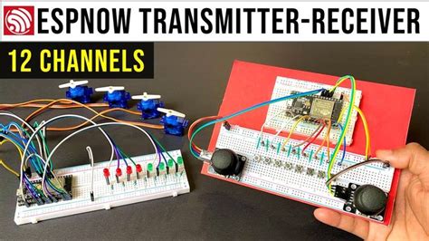 12 Channels ESPNOW Wireless Transmitter Receiver Using ESP32 DIY