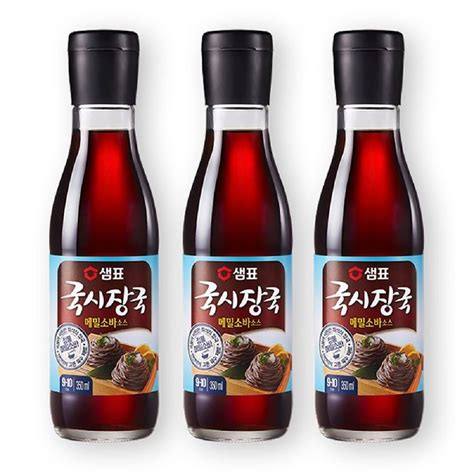 샘표 국시장국 메밀소바소스 350ml 3개 양념 국물양념 국수양념 국수장국 간편양념 메밀 홈플러스 택배배송