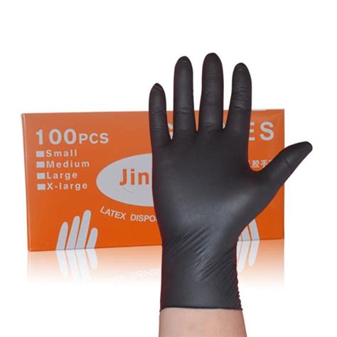 Black Nitrile Disposable Gloves Latex Glove Manufacturers
