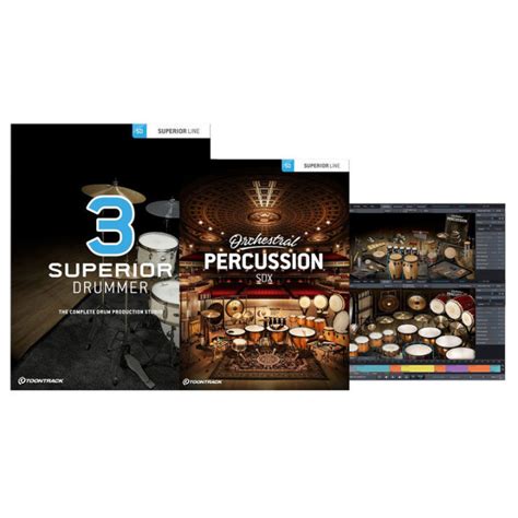 Toontrack Superior Drummer 30 Orch Edit Sampler Perkusyjny