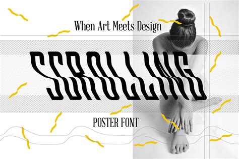Scrolling Font On Behance