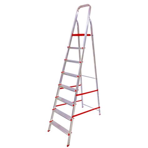 Escada Aluminio Tipo Cavalete 8 Degraus