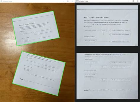 Document Scanning On Mobile With Dynamsoft Document Normalizer By