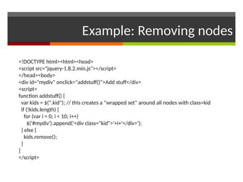 Jquery Introductionbasic Concept Welcome Jquery Ppt
