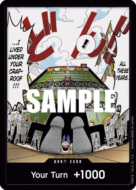 Don Card Manga Alternate Art Romance Dawn One Piece Card Game
