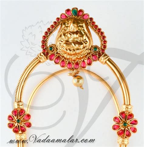 Antique Lakshmi Design Armlet Upper Arm Band Baju Bandh Vanki