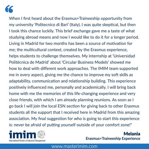 Imim International Master In Industrial Management On Linkedin