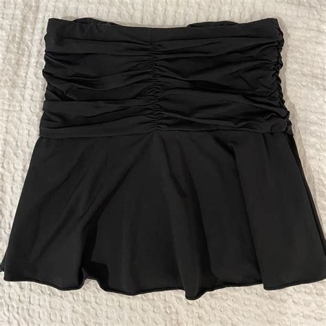 Supre Ruched Mini Skirt Size 6 15 Depop