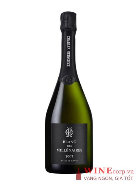 Rượu Champagne Charles Heidsieck Blanc Des Millénaires 2007 WineCorp vn