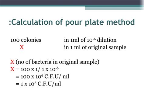 Bacterial Count Ppt Lllllllllllllllllllll Ppt