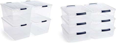 Rubbermaid Cleverstore 95 Quart Clear Stackable Large