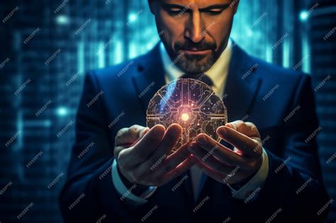 Premium Photo Artificial Intelligence Robot Brain Development Futuristic Technology Machine