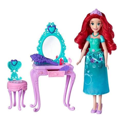 Boneca Disney Princesas Penteadeira Real da Ariel Hasbro em Promoção