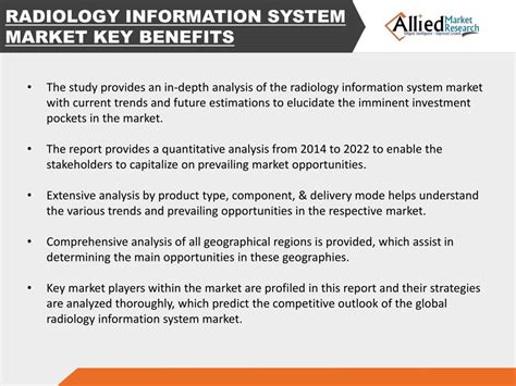 Ppt Radiology Information System Market Global Industry Analysis