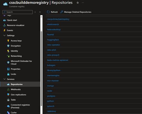 Configure Continuous Patching In Azure Container Registry Azure