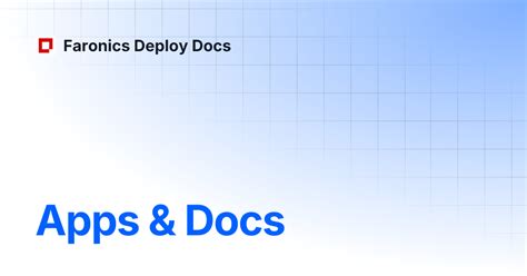 Apps And Docs Faronics Deploy Docs