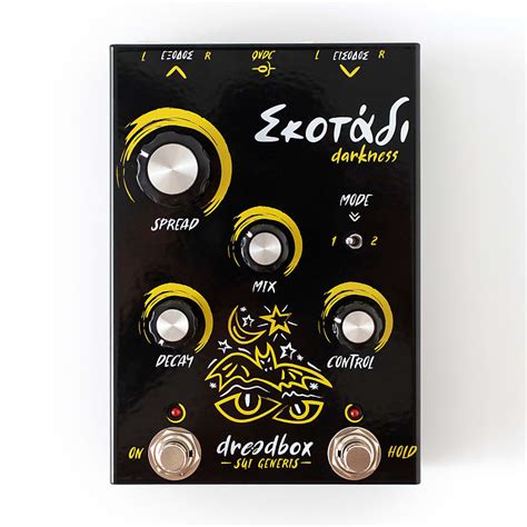 Dreadbox Darkness Stereo Reverb Effect For Guitars And Reverb
