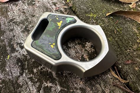Semi Custom Titanium Single Finger Brass Knuckles Bottle Opener Shark