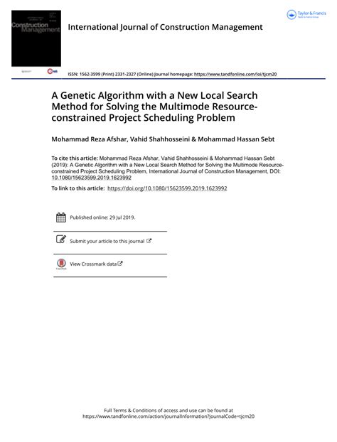Pdf A Genetic Algorithm With A New Local Search Method For Solving