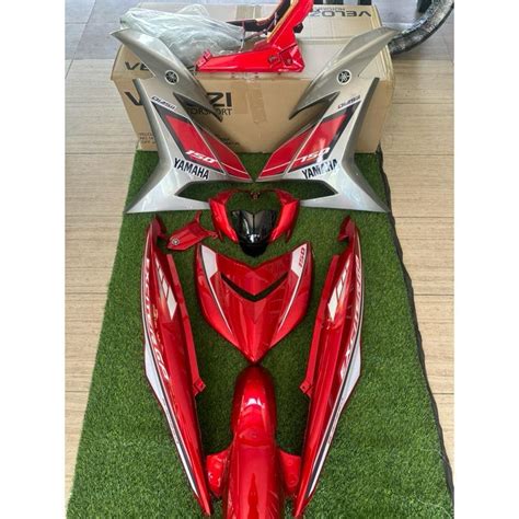 Cover Set Yamaha Y15 Y15zr V1 V2 Vitenam New Model Red Silver Cover Set