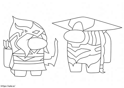 Among Us 31 Coloring Page