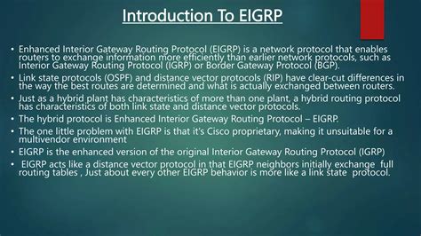 Eigrp Protocol Pptx