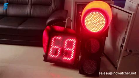 400mm Countdown Timer Synchronised With Led Traffic Signal Youtube