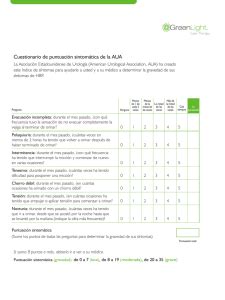 Escala Internacional De SÍntomas ProstÁticos Ipss