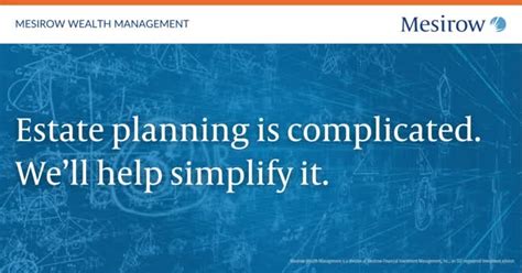 Stephanie Feldman Cfp® Ctfa On Linkedin Estate Planning Mesirow