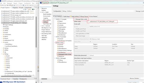 Solved Imxrt1170 Custom Bootloader Linker File Problem Nxp Community