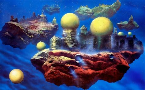 Floating Cities Chris Foss 2560x1600 Wallpaper