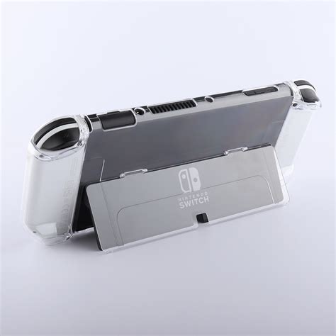任天堂switch Oled水晶壳带支架switch Oled保护壳分体式可uv打印 阿里巴巴