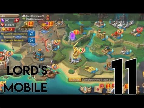 Lords Mobile Gameplay Walkthrough Part Android Ios Youtube