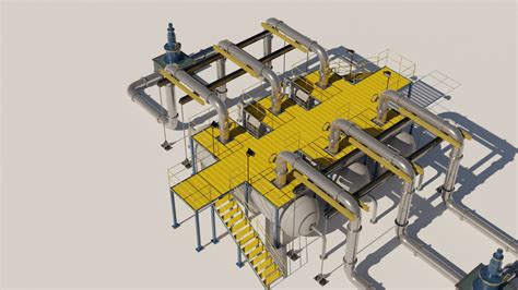 Refinery Module 3 3d Turbosquid 2069519