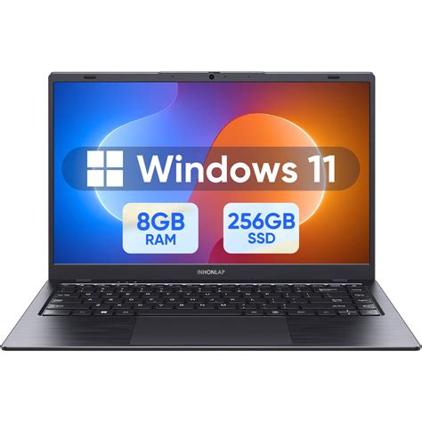 Inhonlap Laptop Computer 14 Inch Fhd Ips Display Laptop 8gb Ram 256gb Ssd N4000 Processor 11
