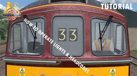 Bls Tutorial How To Operate Headcodes And Lights On The Wcrc Class 33