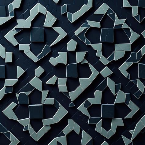 Premium AI Image Abstract Wallpaper With Mosaic Pattern And Geometric Tiles