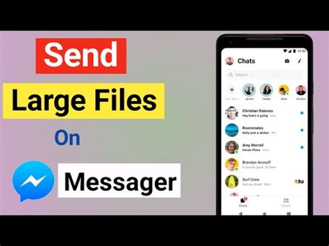 How to send Large files on Facebook Messenger | Facebook messenger par ...