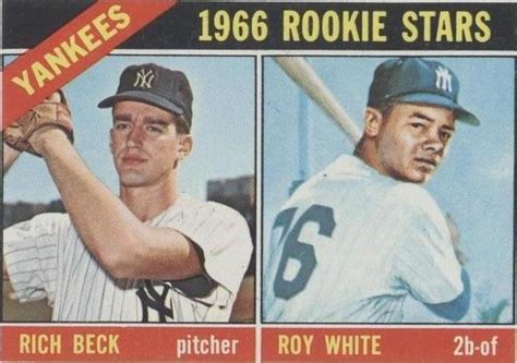 1966 Topps 1966 Rookie Stars 234 Roy White Rich Beck Rc For Sale
