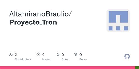 Github Altamiranobraulioproyectotron