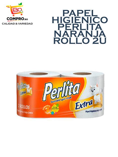 Papel Higienico Perlita Naranja Rollo 2u Compro Bo