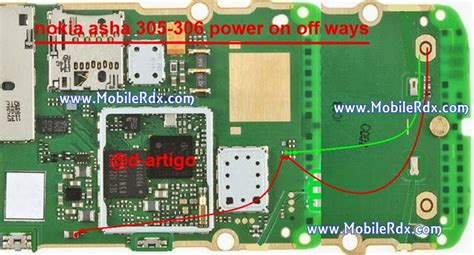 Nokia 305 306 Power On Off Button Ways