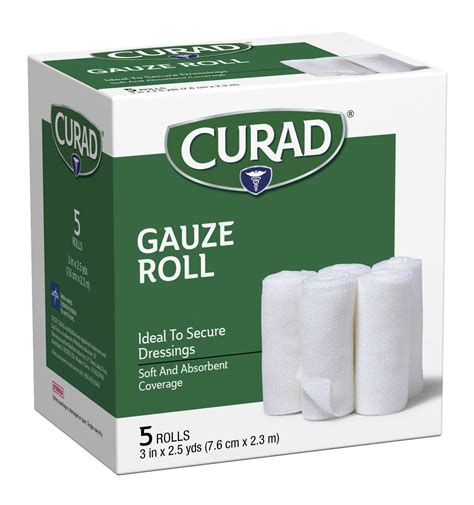 Stretch Rolled Gauze 3 X 25 Yds 5 Count Curad Bandages Official Site