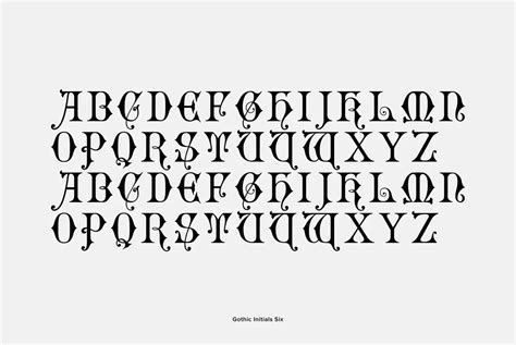 Gothic Initials Font Fontpath