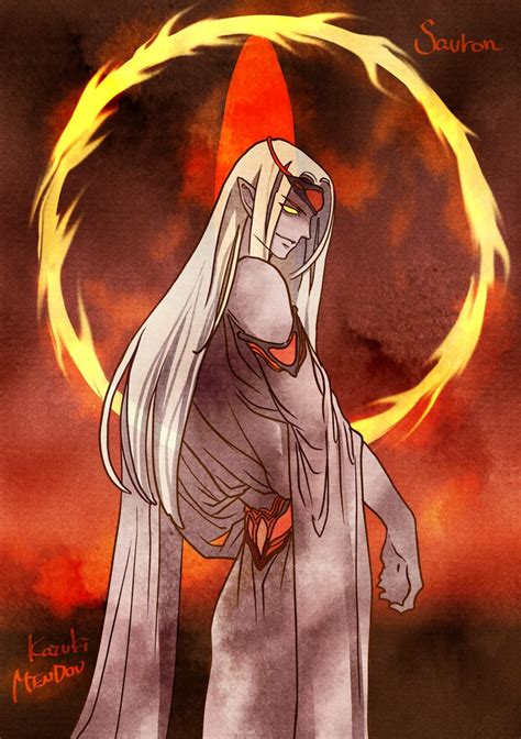 Sauron Tolkiens Legendarium And 2 More Drawn By Kazuki Mendou Danbooru