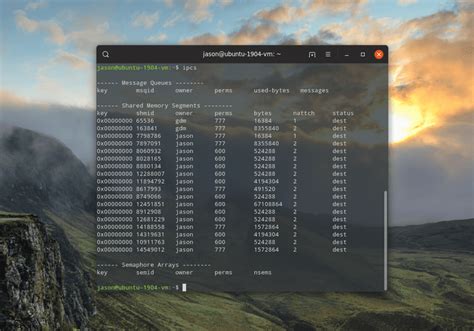 How To Input The Linux Command ‘ipcs