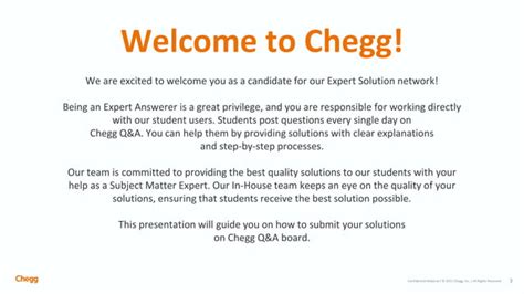 Qa And Guidelines For Chegg Pdf