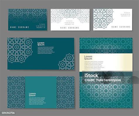 Set Of Templates In Arabic向量圖形及更多圓頂建築圖片 圓頂建築 式樣 伊斯蘭教 Istock