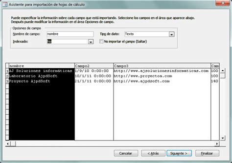 Cómo Importar Un Fichero Csv A Excel Xls Y A Una Base De Datos Access Mdb Proyecto Ajpdsoft