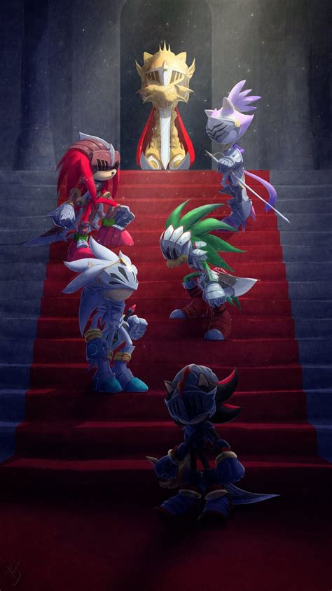 Sonic The Hedgehog Shadow The Hedgehog Blaze The Cat Knuckles The